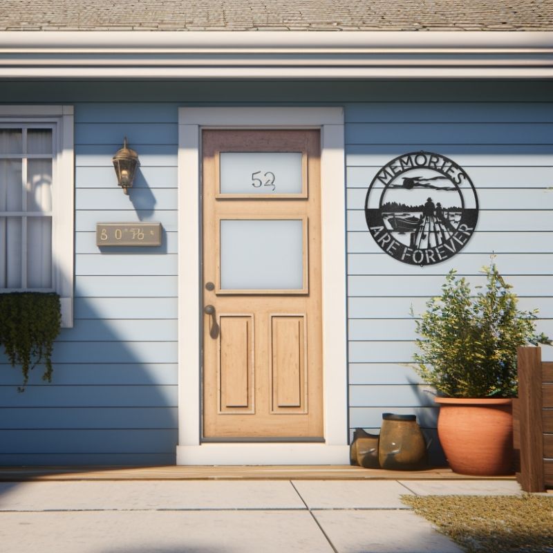 Bonding Family Monogram - Customizable Laser-Cut Steel Sign – UPB4DAWN